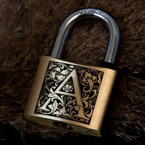 Personalized Padlock Lover's Lock Vintage Engraved - Etsy
