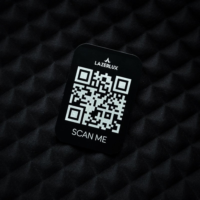 Metal Engraved Qr Code - Etsy