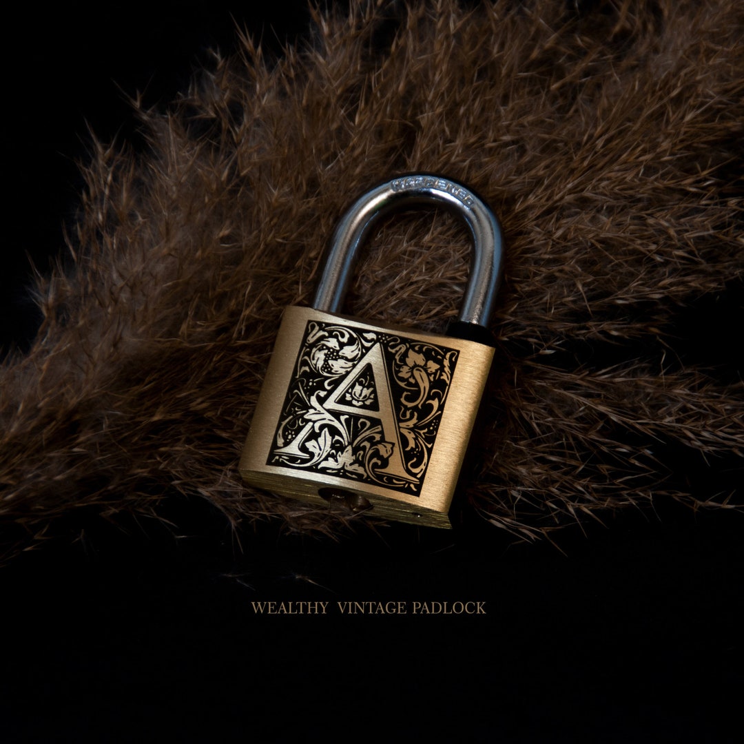 Personalized Padlock | Lover's Lock | Vintage Engraved Padlock ...