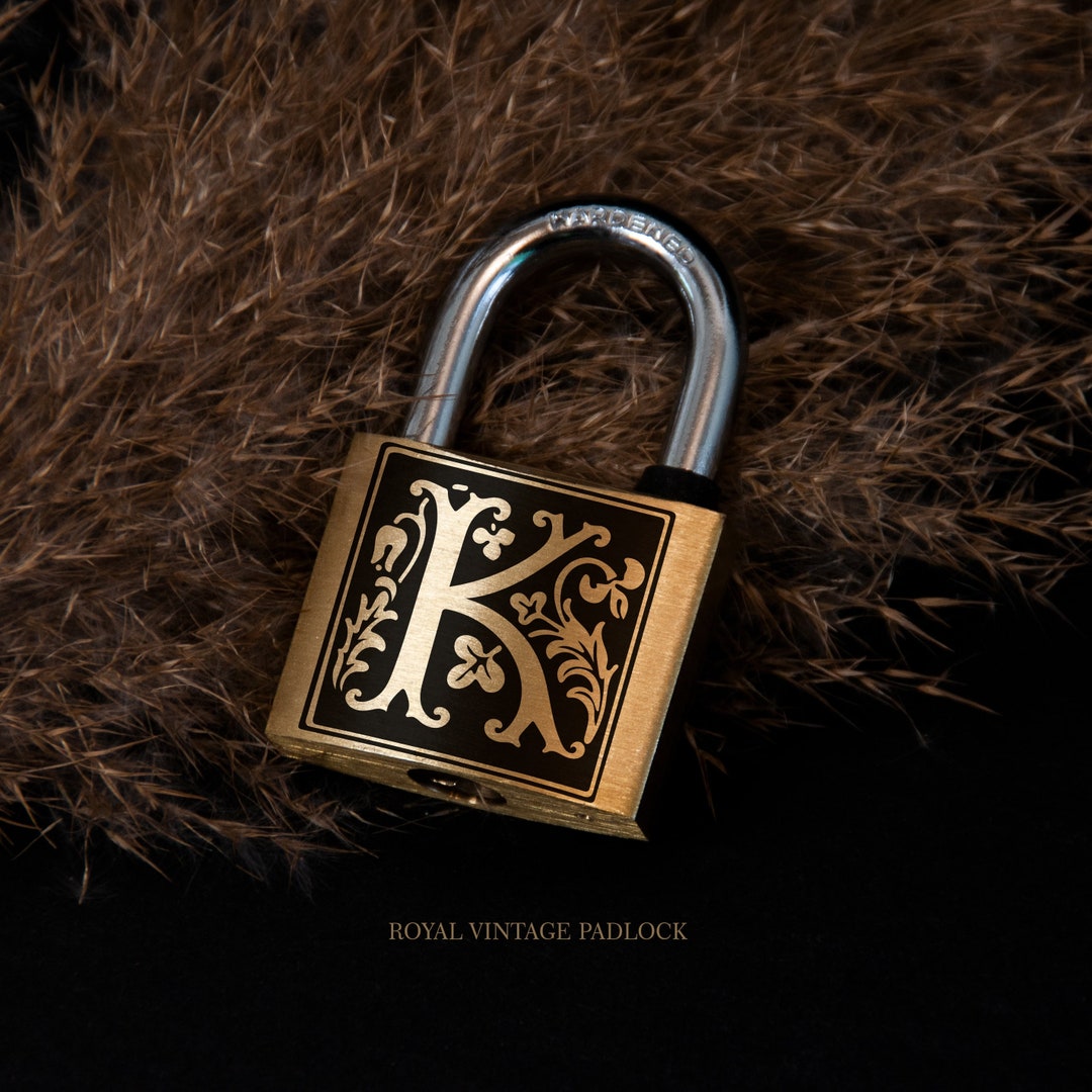 Personalized Padlock | Lover's Lock | Vintage Engraved Padlock ...
