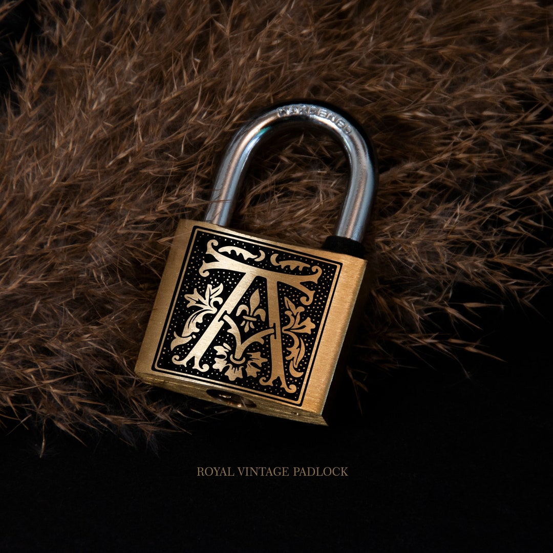 Personalized Padlock | Lover's Lock | Vintage Engraved Padlock ...