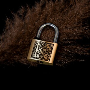 Personalized Padlock | Lover's Lock | Vintage Engraved Padlock ...