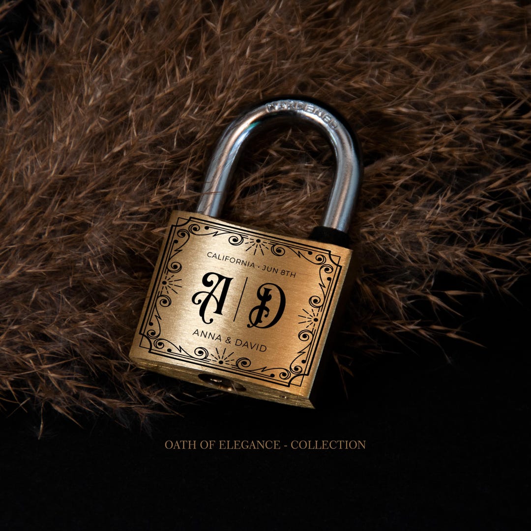 Personalized Padlock | Lover's Lock | Wedding Anniversary | Gift ...