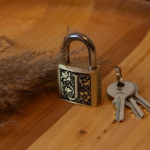 Personalized Padlock | Lover's Lock | Vintage Engraved Padlock ...