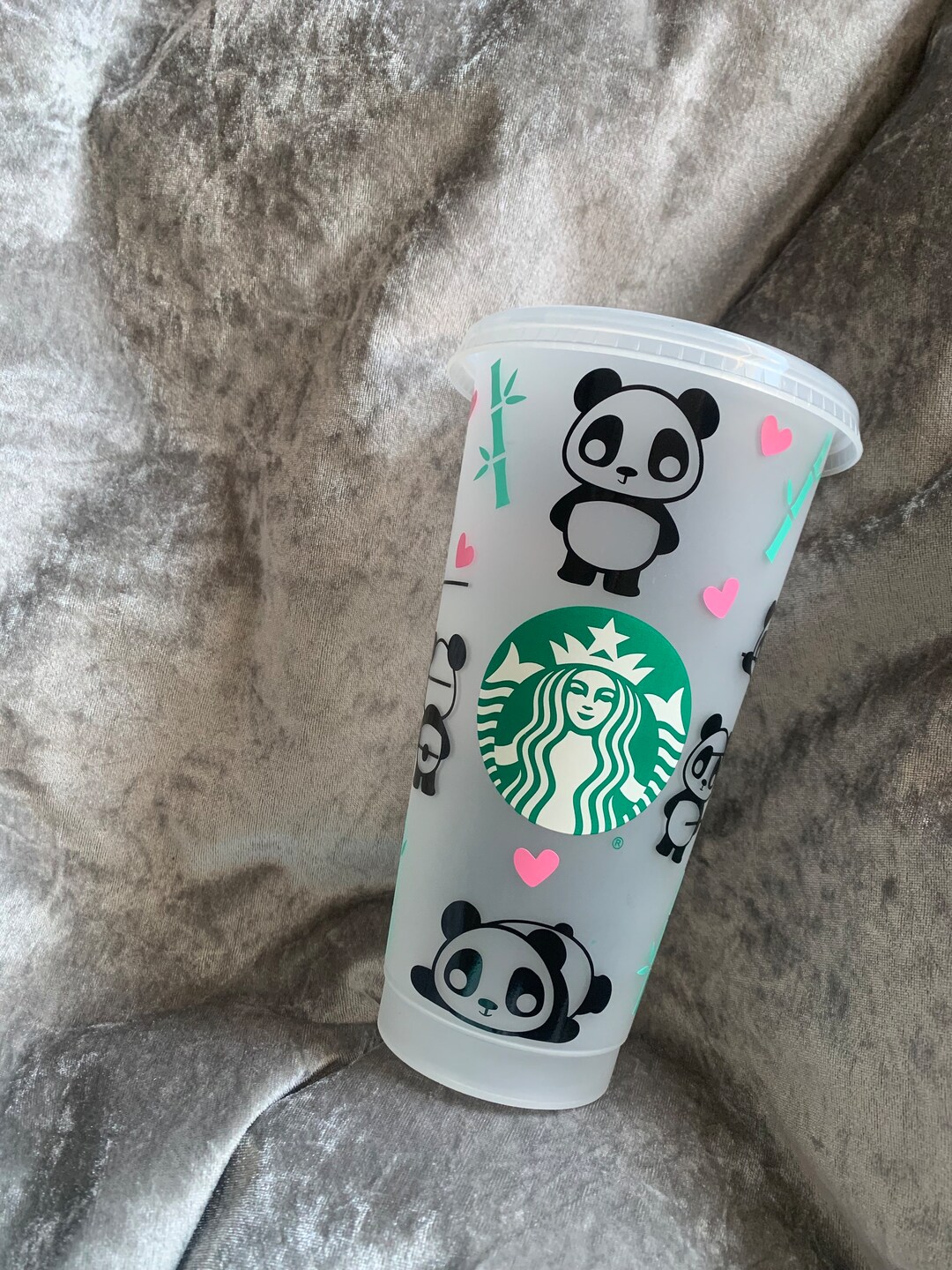 Starbucks Cold Cup 24oz Panda Design - Etsy