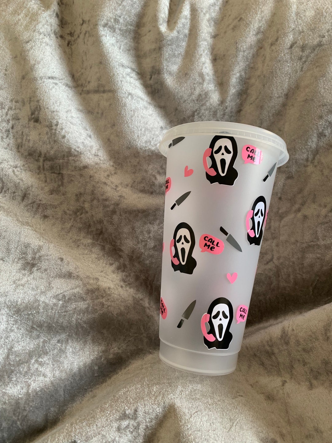 Scream Inspired 24oz Cold Cups Starbucks Horror - Etsy