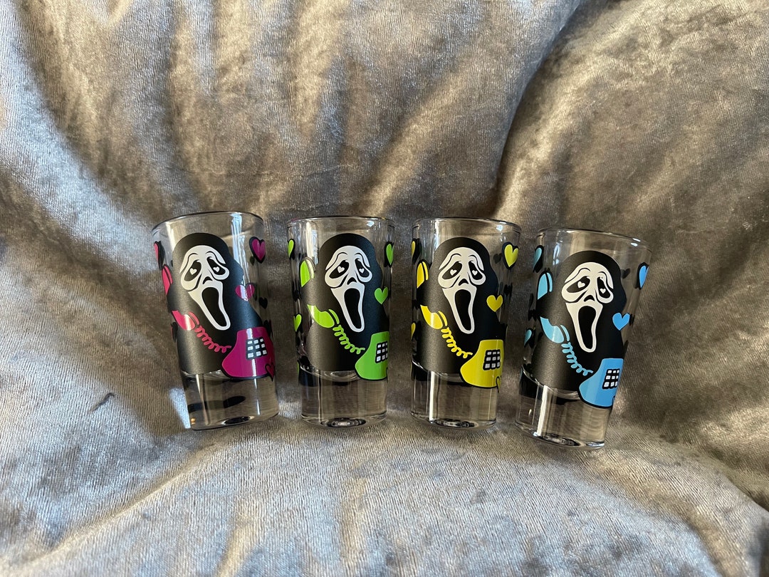 Horror Shot Glass Scream Inspired No You Hang up Call Me Single Shot ...