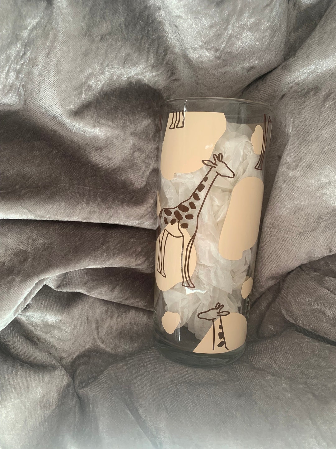 Giraffe Design Hiball Glass Summer Gifts Birthday - Etsy