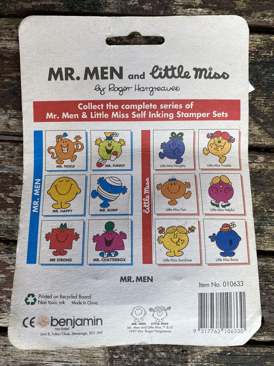 Rare Vintage MR MEN Little Miss Self Inking Stamper Set 1997 Roger ...