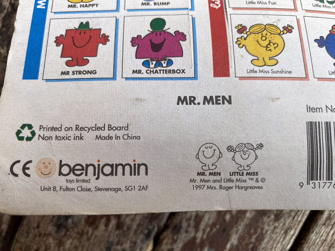 Rare Vintage MR MEN Little Miss Self Inking Stamper Set 1997 Roger ...