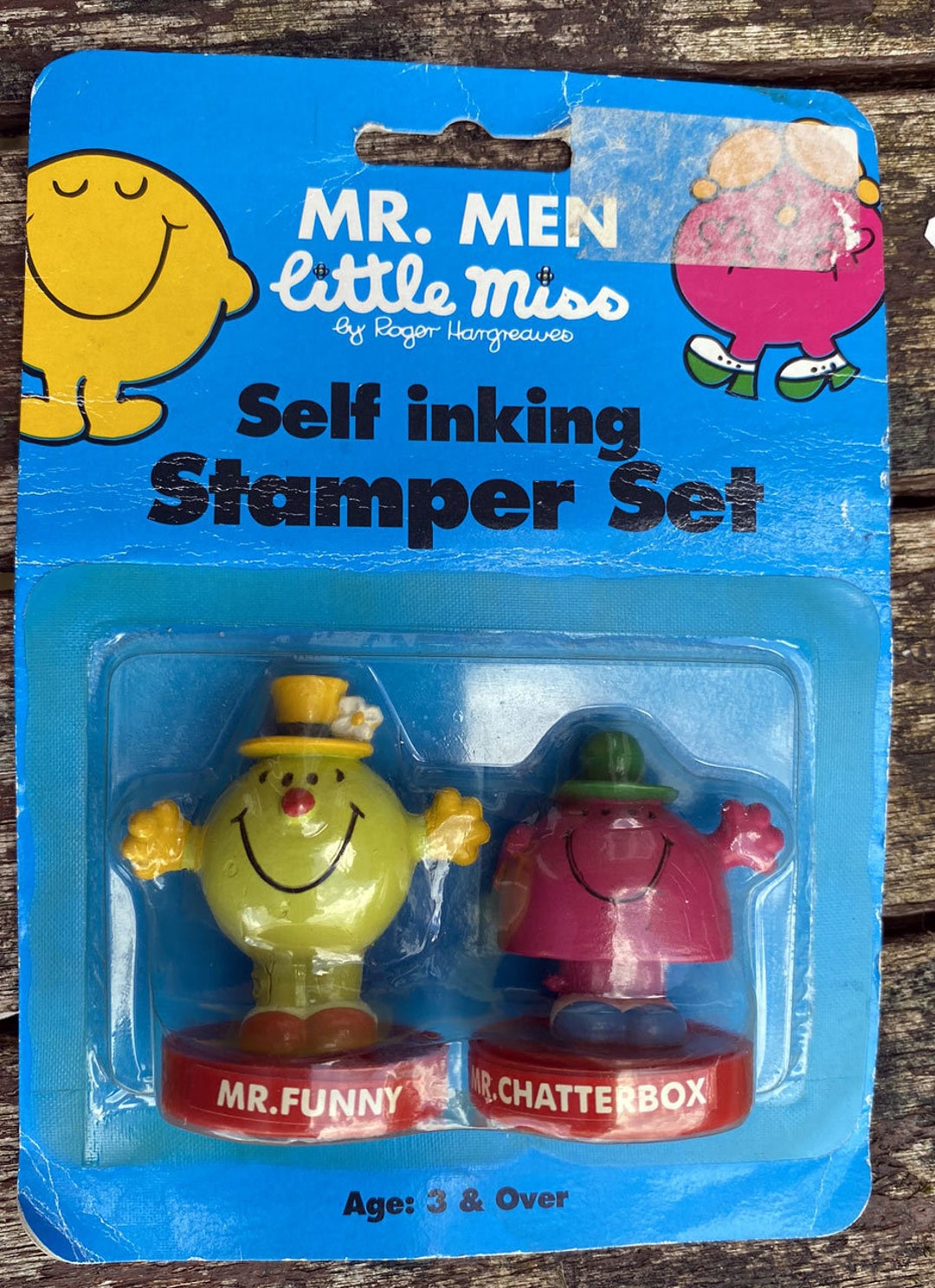 Rare Vintage MR MEN Little Miss Self Inking Stamper Set 1997 Roger ...