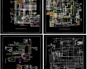 Knight Rider Semi Wall Schematics Set physical Prints - Etsy