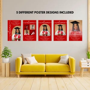 Editable Graduation Welcome Sign Template, Printable Grad Party Welcome ...