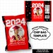 Red Chip Bag Canva Template for Graduation, 2024 Graduate Custom ...