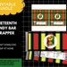 Juneteenth Party Bundle, Instant Download, Printable Candy Bar, Chip ...