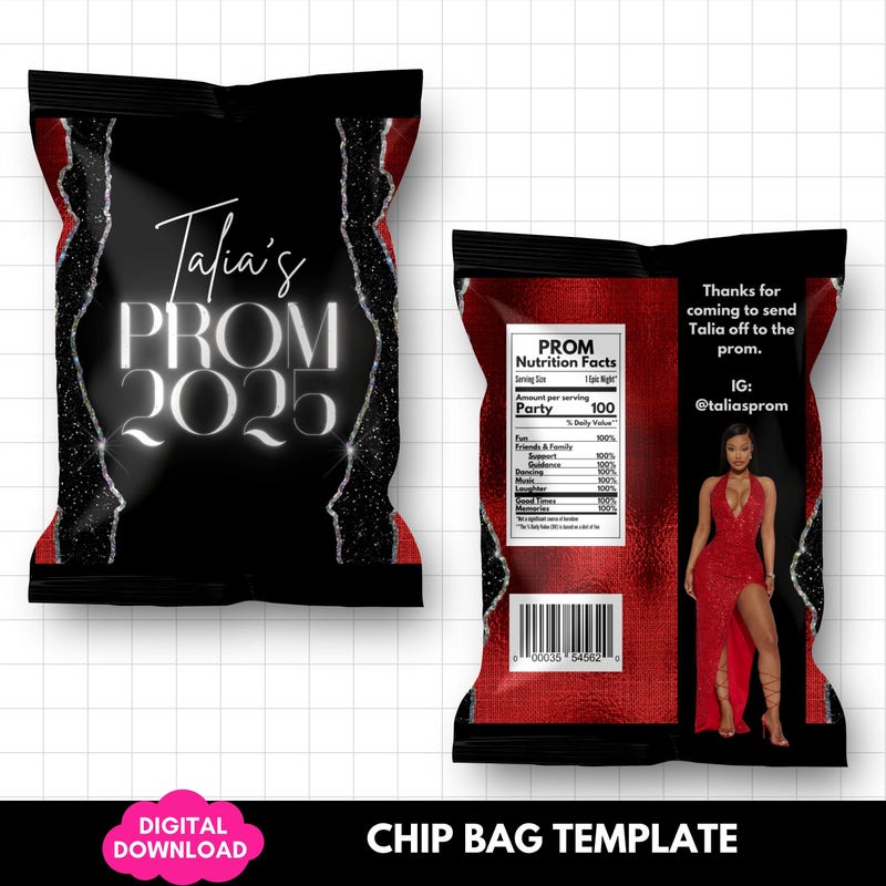 Glam Bags Template - Etsy