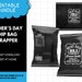 Chip Bags and More for Father's Day, Instant Download, Printable Candy ...
