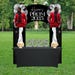 Prom Send off Arch Template, Glam Black Silver Prom Entryway Decor ...