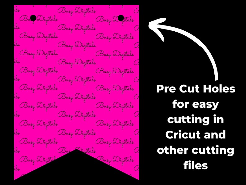 Editable Banner Canva Template Canva Frame Custom Bunting Banner for ...