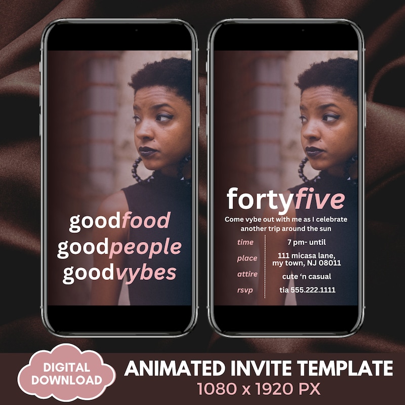 Phone Invitation - Etsy