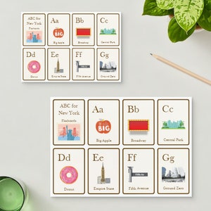 New York ABC Flashcards for Different Countries (PRINTABLE FLASHCARDS ...