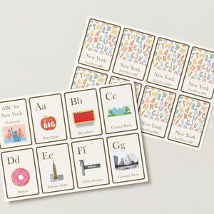 New York ABC Flashcards for Different Countries (PRINTABLE FLASHCARDS ...