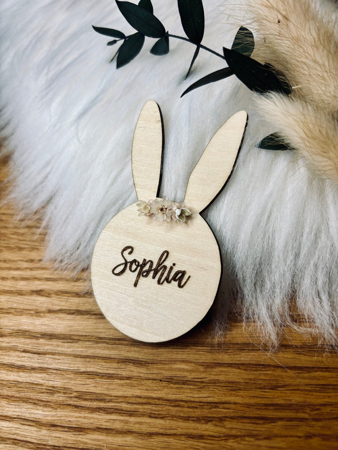 Easter Pendant With Name | Easter Decoration Personalized From Wood ...