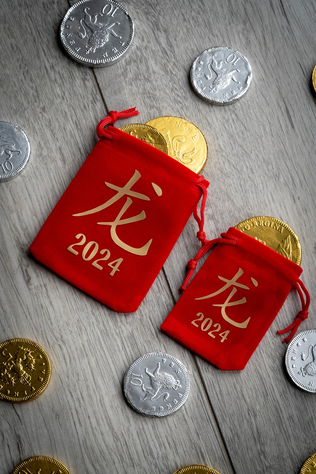 Chinese New Year 2024 Money Bag Money Pouch Year of the Dragon - Etsy UK
