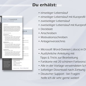 Bewerbungsvorlagen Word Lebenslauf Vorlage Deutsch Bewerbung ...
