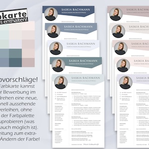 Bewerbungsvorlagen Word Lebenslauf Vorlage Deutsch Bewerbung Word CV ...