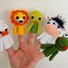 Forest Animals Finger Puppet, Handmade Amigurumi Puppets, Educational ...