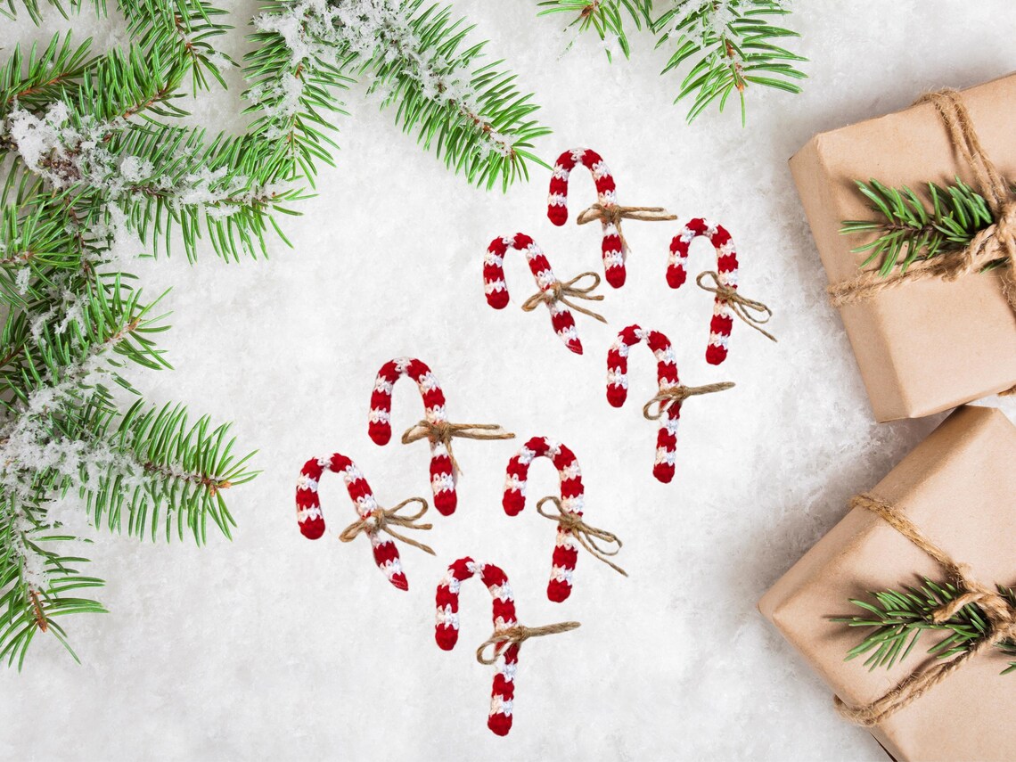 Custom Candy Canes Set of 4 Choice of Colours Christmas Decorations - Etsy