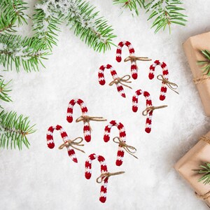 Custom Candy Canes Set of 4 Choice of Colours Christmas Decorations - Etsy