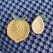Citrus Fruit Badge, Lemon Slice Patch, Lemon Leaf Patch,crochet Lemon ...