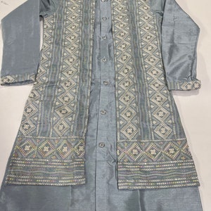 Embroidery Work Koti Indo Western Attached Koti jacket in Kurta Full ...