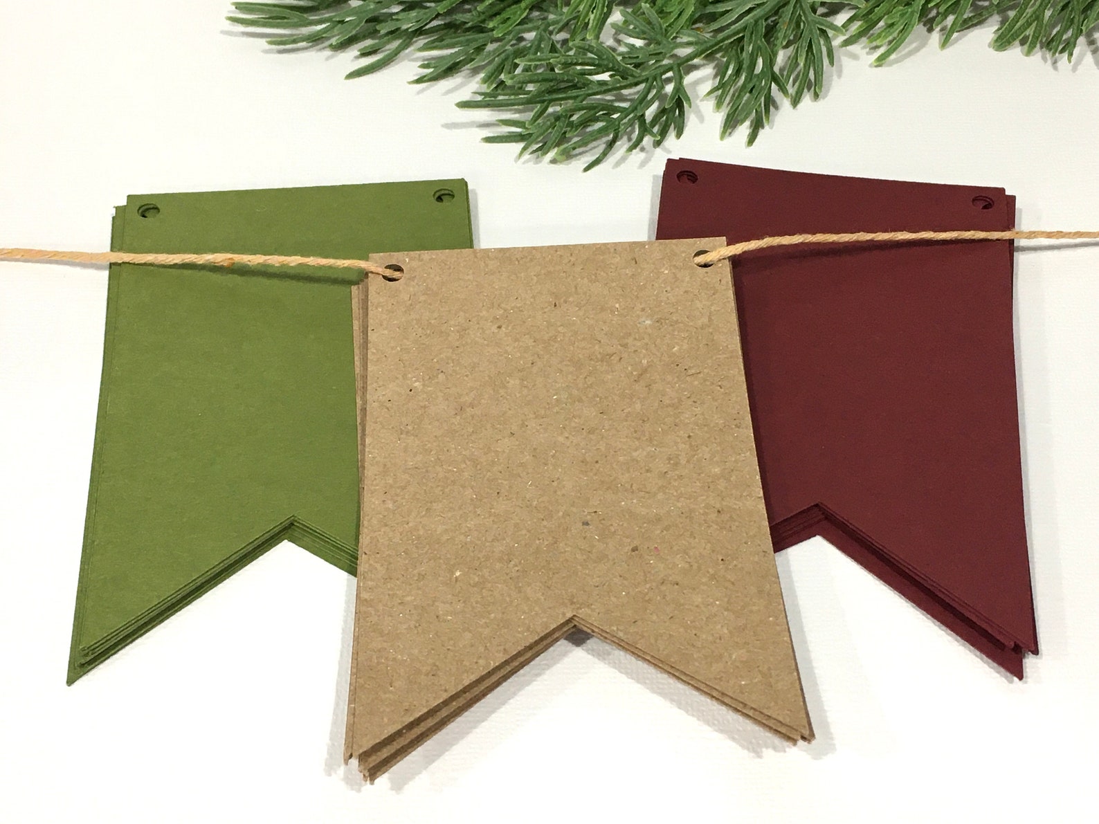 DIY Cardstock Party Banner, Blank Banner Flags, Fishtail Banner ...