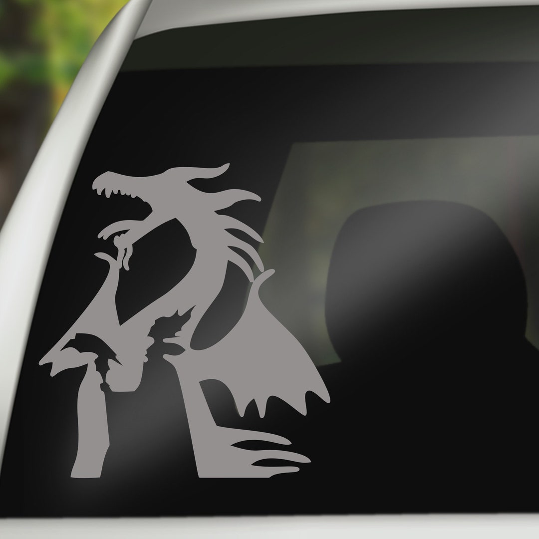Maleficent Dragon Decal, Maleficent, Maleficent Decal, Disney Villain ...