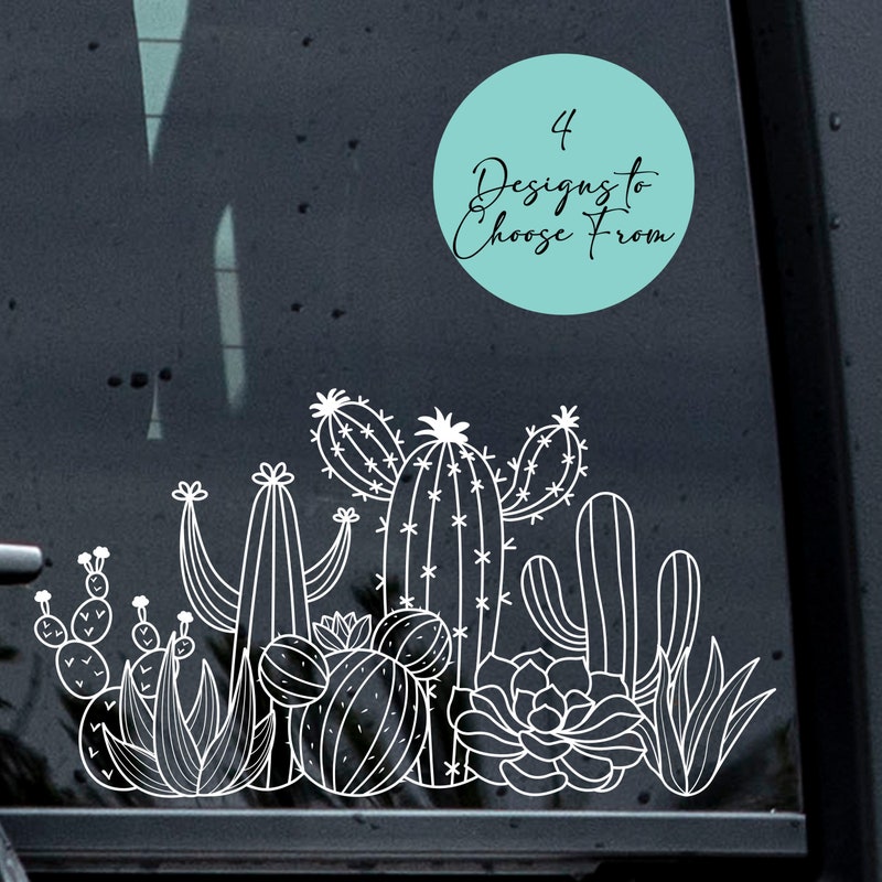 Cactus Decal - Etsy