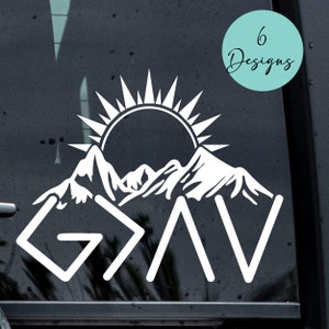 God is Greater Decal, Greater God Christian Decal, God Car Decal ...