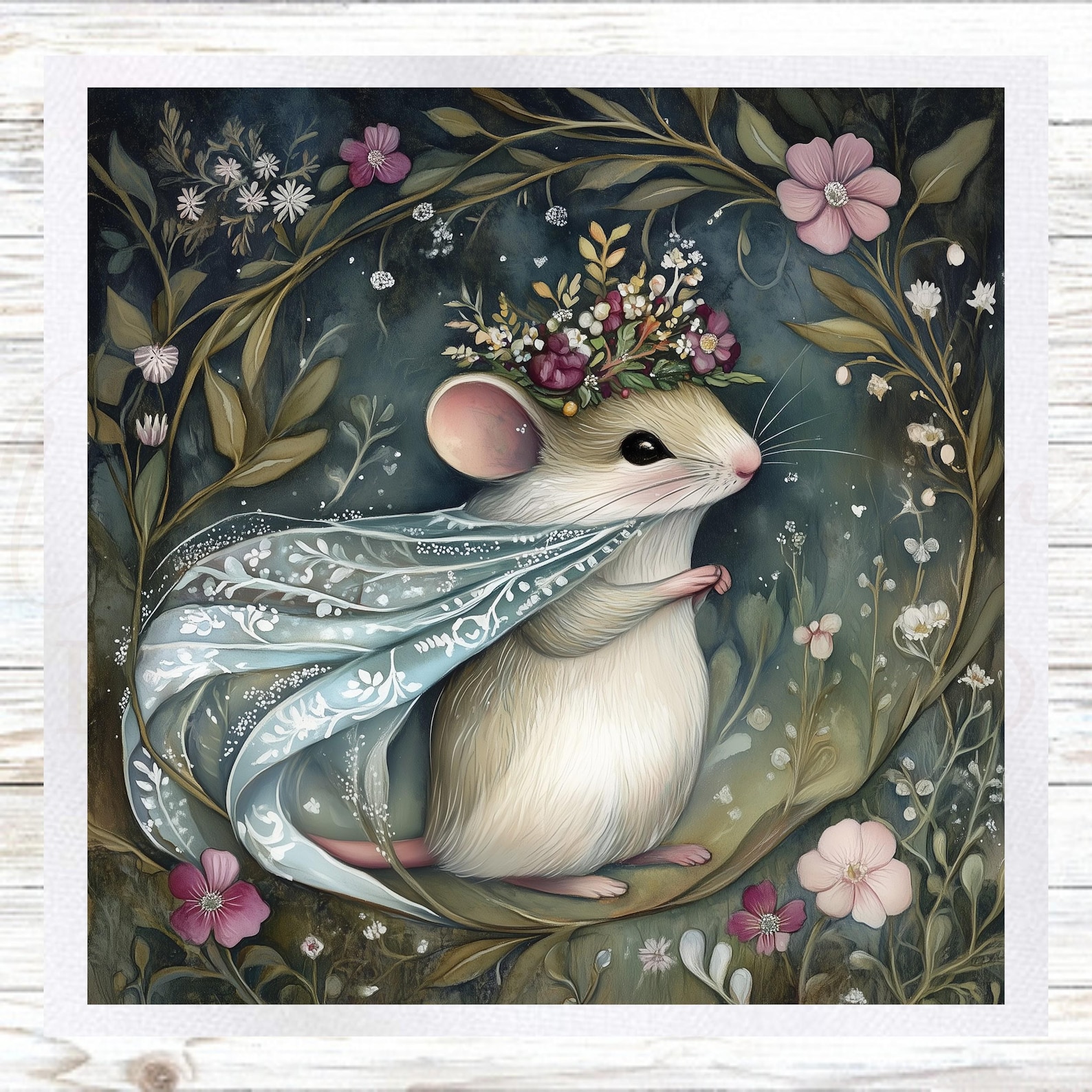 Fabric Panel - Cute Mouse Fabric Panel - Quilt Panel - Quilting Fabric ...