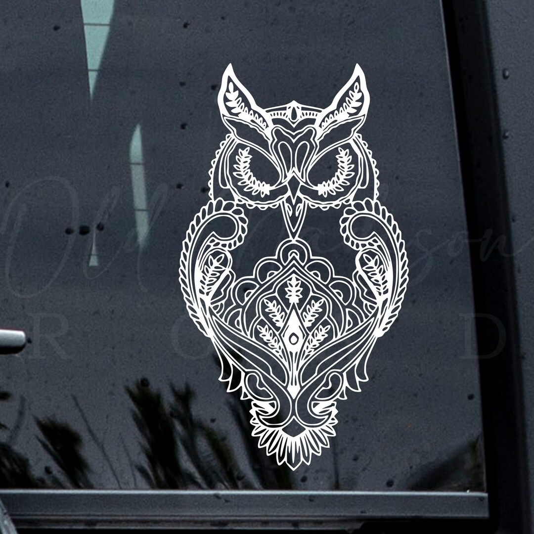 Owl Decal - Owl Car Decal - Owl - Owl Truck Decal - Owl Vinyl Decal ...