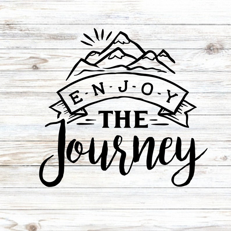 Enjoy the Journey Decal Vinyl Decal Laptop Decal - Etsy
