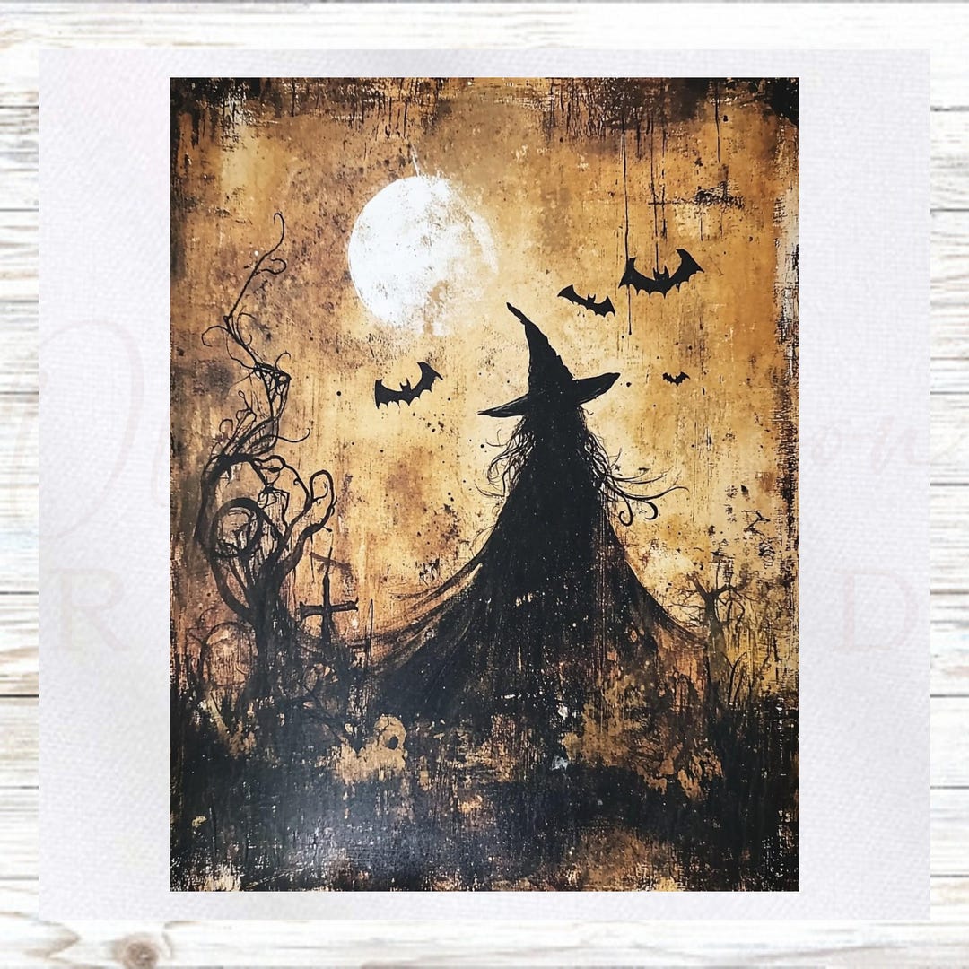 Halloween Fabric Panel - Witch Fabric Panel - Quilt Panel - Quilting ...
