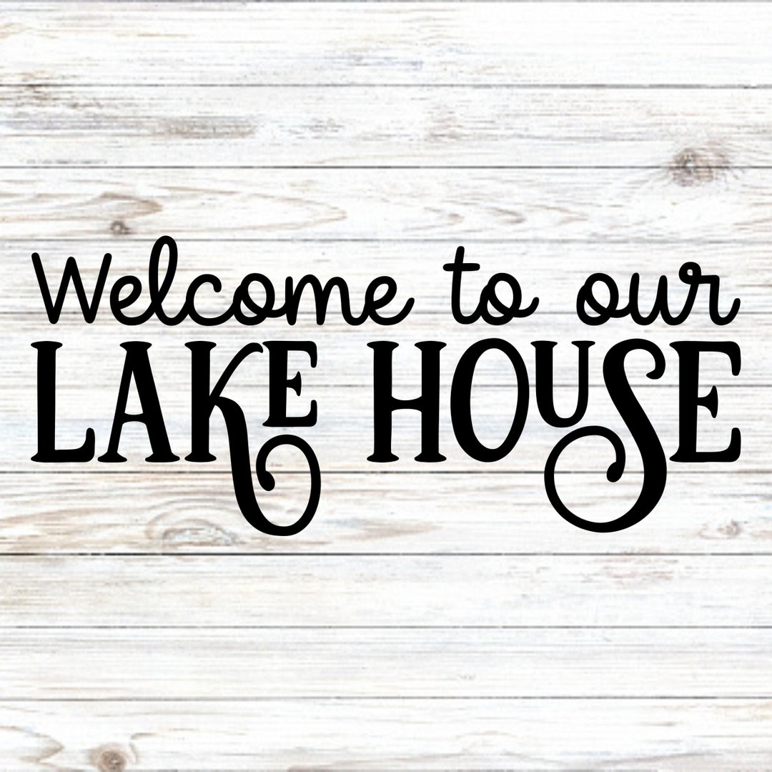 Welcome Decal, Window Decal, Welcome Sign Decal, DIY Sign Decal, Vinyl ...