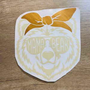 Mama Bear Decal Mama Bear Sticker Mama Bear Gift for Mom - Etsy