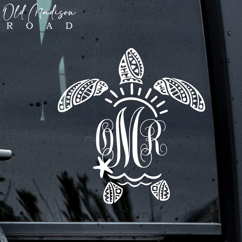Sea Turtle Monogram - Etsy