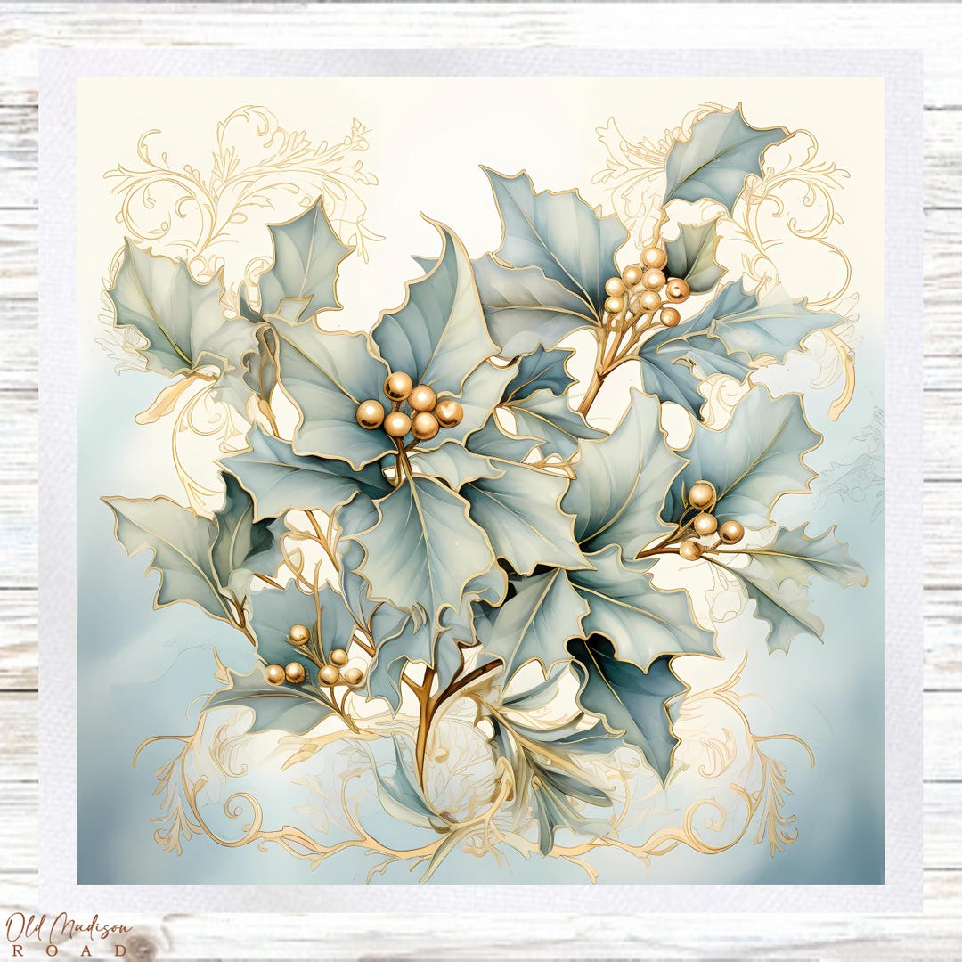 Christmas Fabric Panel - Light Blue Fabric Panel - Quilt Panel ...