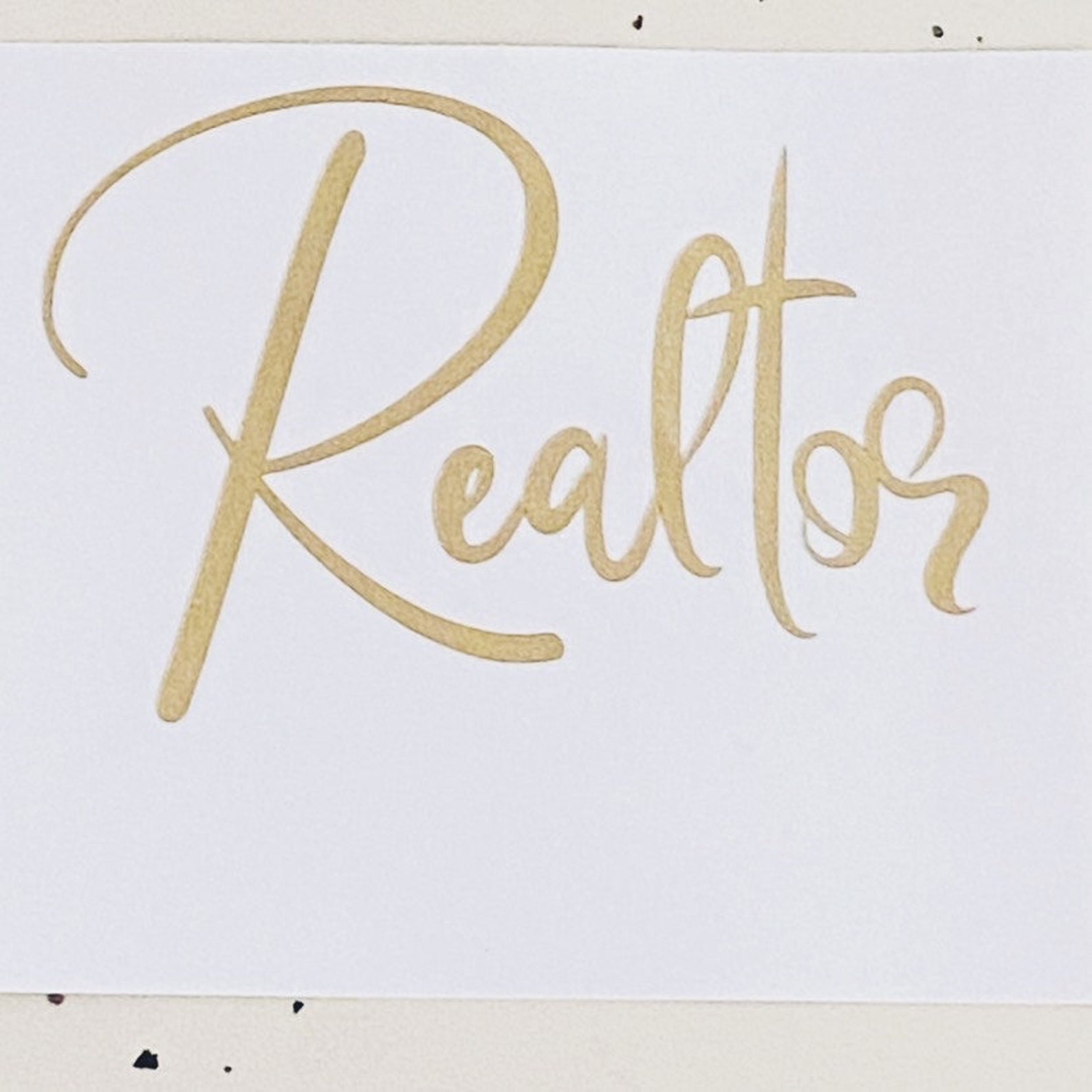 Realtor Decal Real Estate Agent Decal Real Estate Agent - Etsy