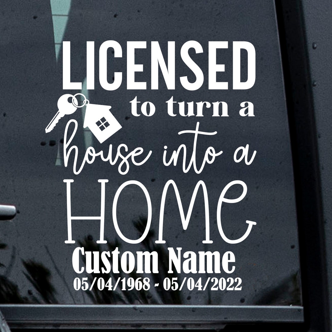 Realtor Decal, Real Estate Agent Decal, Real Estate Agent Sticker, Real ...