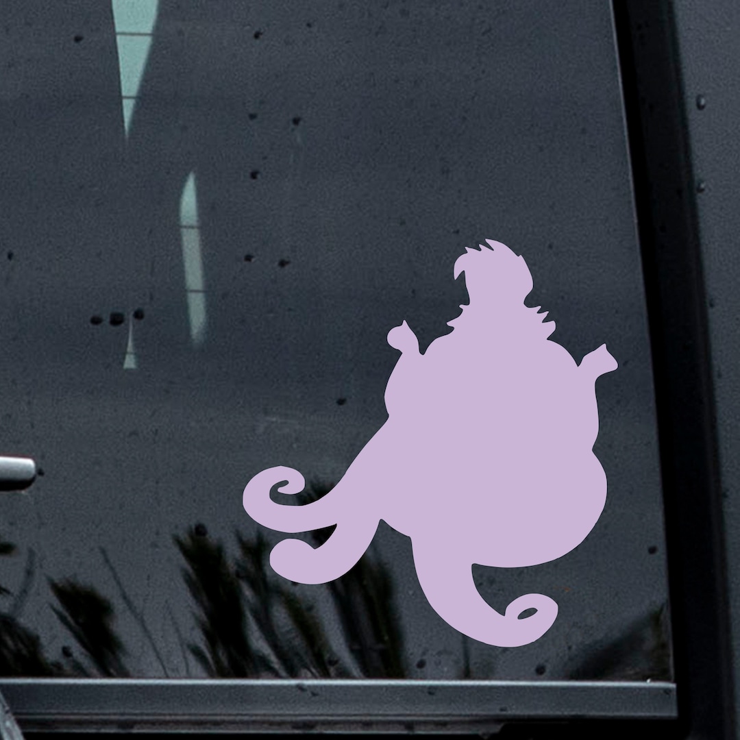 Ursula Decal, Ursula Opal Decal, Disney Villain Decal, Ursula Sticker ...